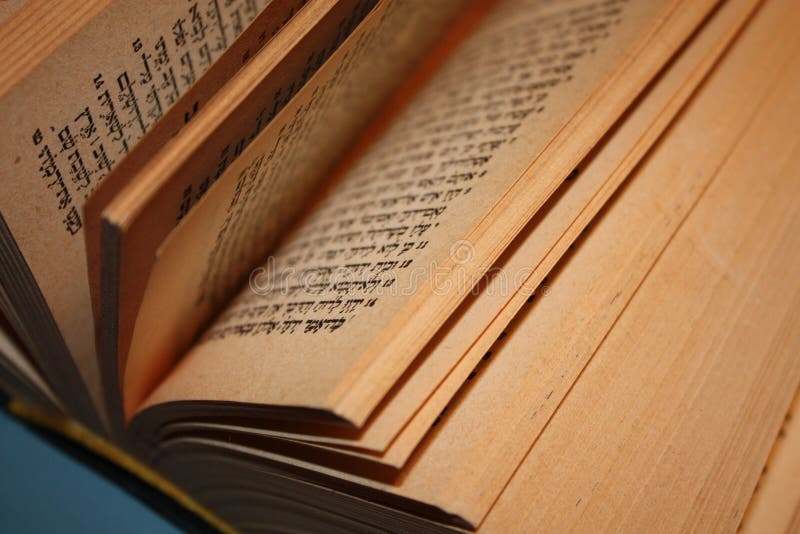 Old Jewish Book stock image. Image of libros, antiguos - 551597