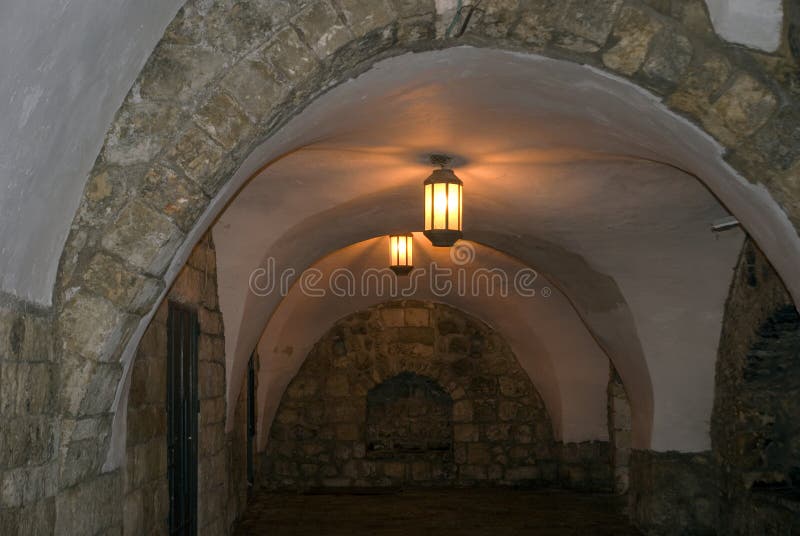 Old Jewish School, Jerusalem, Israel Stock Image - Image of apostle ...