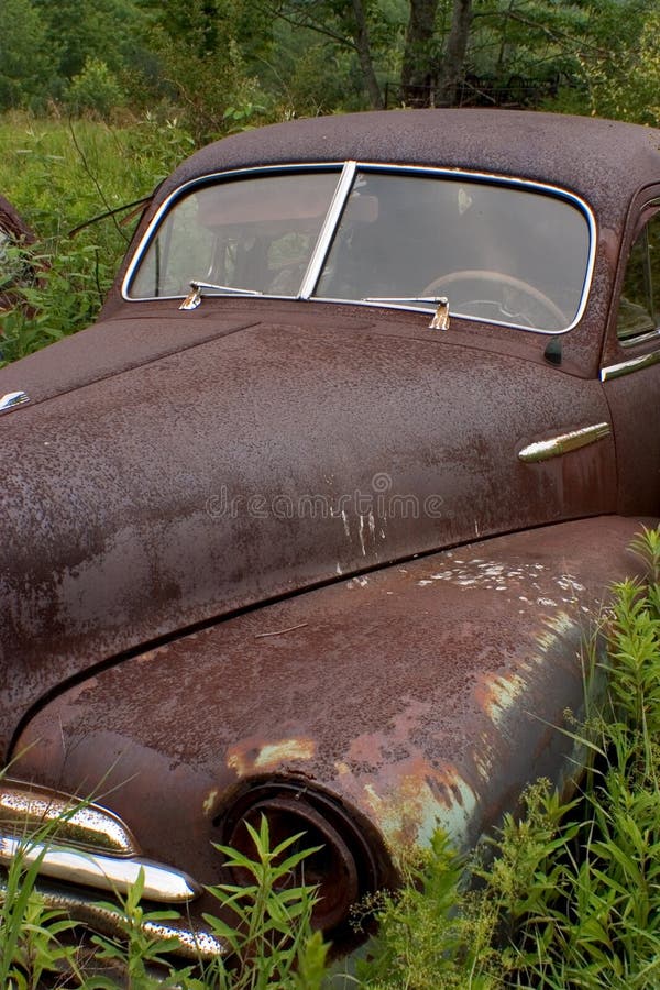 Old junker stock image. Image of deserted, windshield - 5920465