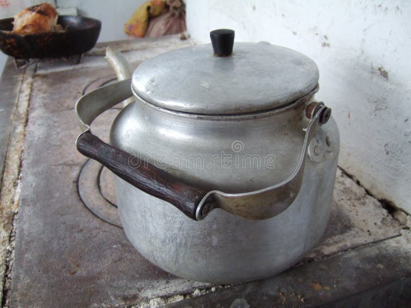 Old kettle stock image. Image of rarity, oven, teakettle - 2172701