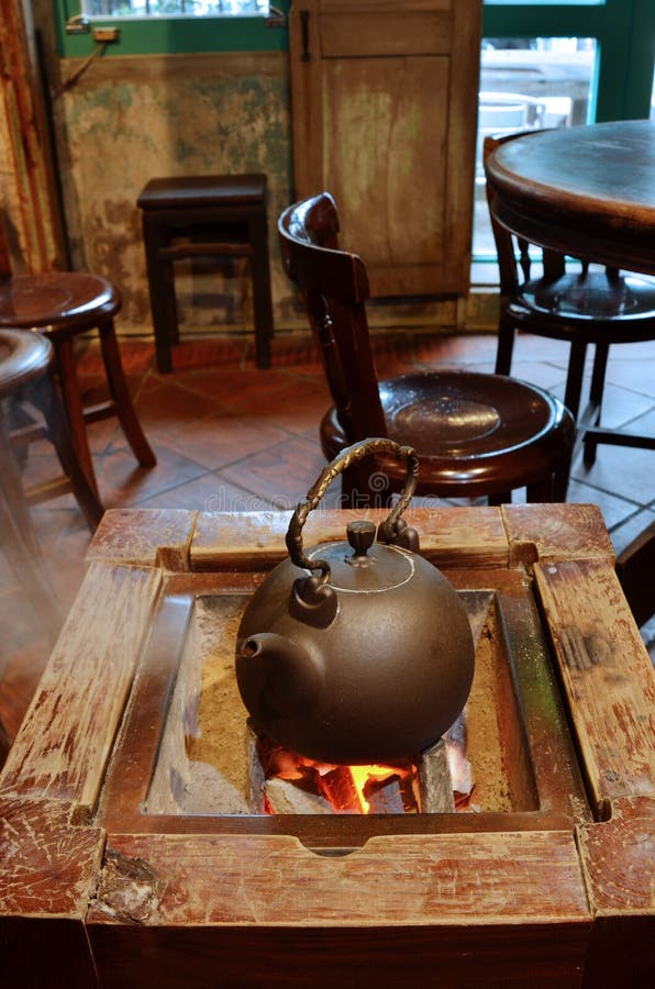 Old kettle stock image. Image of kettle, cook, fire, warm - 98498391