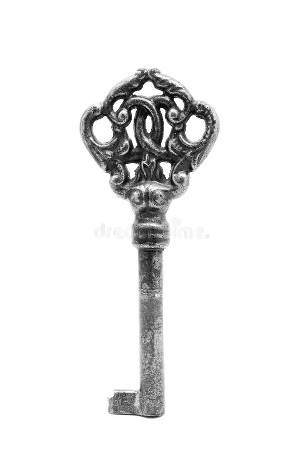 Old Fashioned Big Black Key Stock Image - Image of metal, object: 30765647