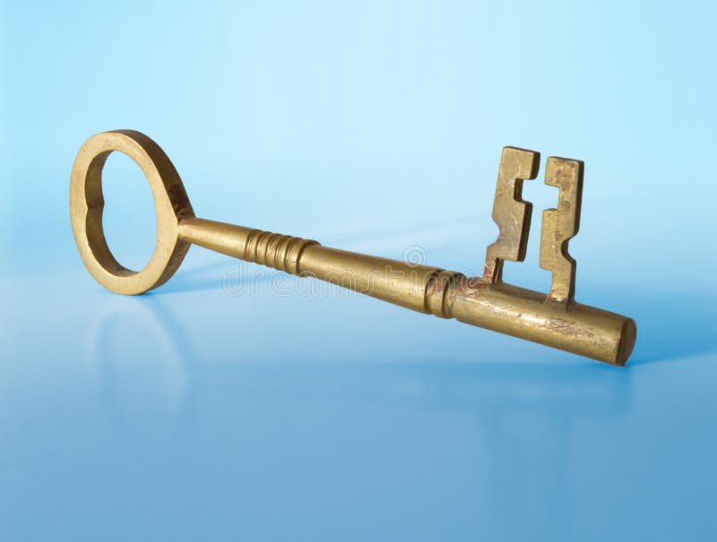 Old Key stock photo. Image of shadow, antique, metal, bronze - 1824134