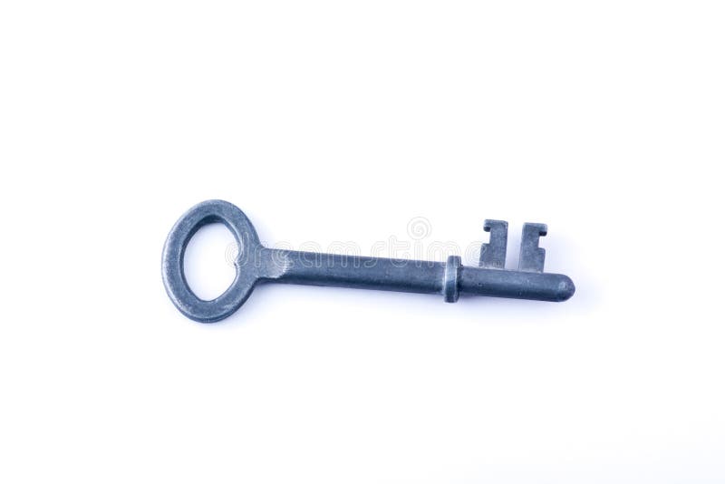 Old key stock photo. Image of iron, magic, isolation - 18658946