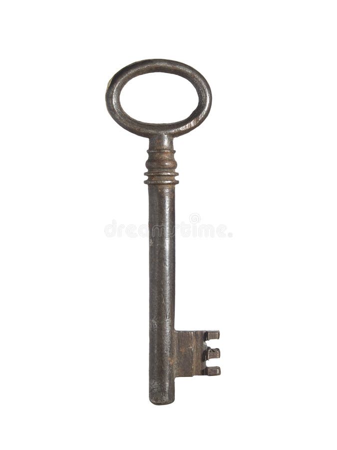 Vintage key stock photo. Image of retro, unlock, white - 26438986