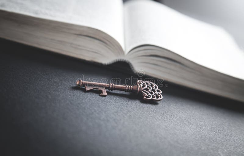 Old Key with Bible. Concept of Wisdom and Knowledge Stock Photo - Image ... Old Key with Bible. Concept of Wisdom and Knowledge Stock Photo - Image ...