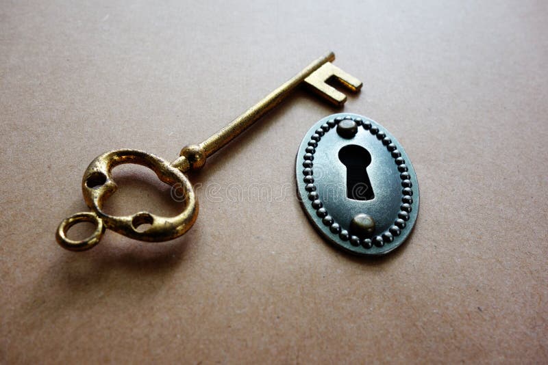 Old key stock image. Image of locked, vintage, keyhole - 44843055