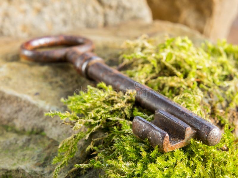 Old Key stock image. Image of lock, stone, manor, antique - 77048983