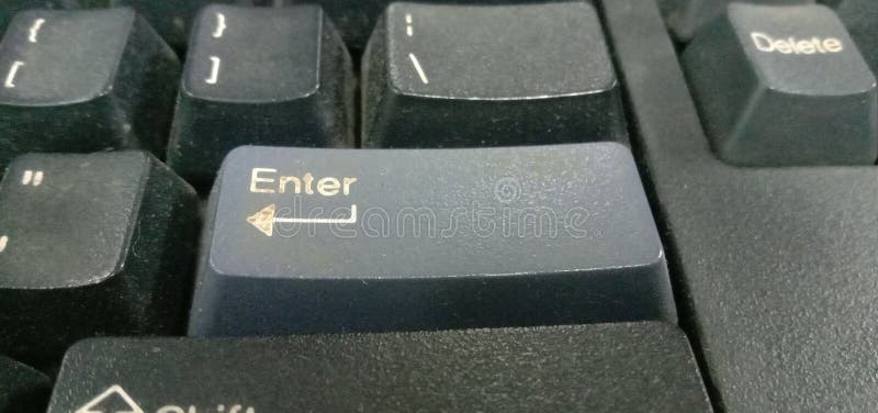 Old Keyboard Close-up Photo Stock Photo - Image of computer, button ...