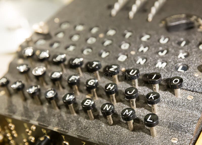 Old Keyboard in Computer Museum Stock Image - Image of antique ...