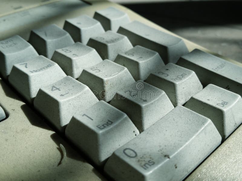 Old keyboard stock photo. Image of keyboard, floor, computer - 84647650