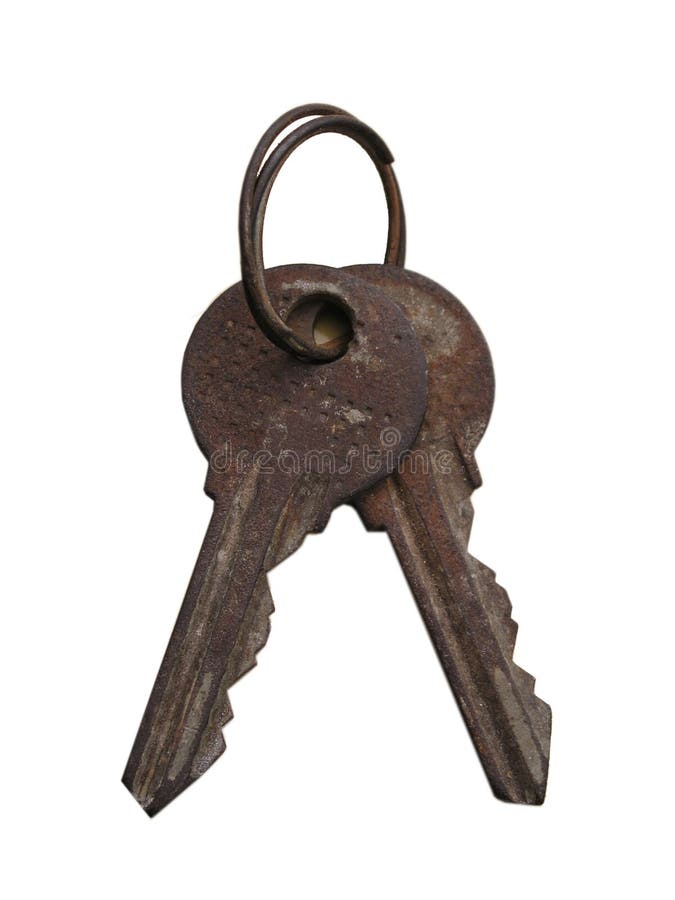 Old key stock photo. Image of isolated, unlock, lock, house - 6668