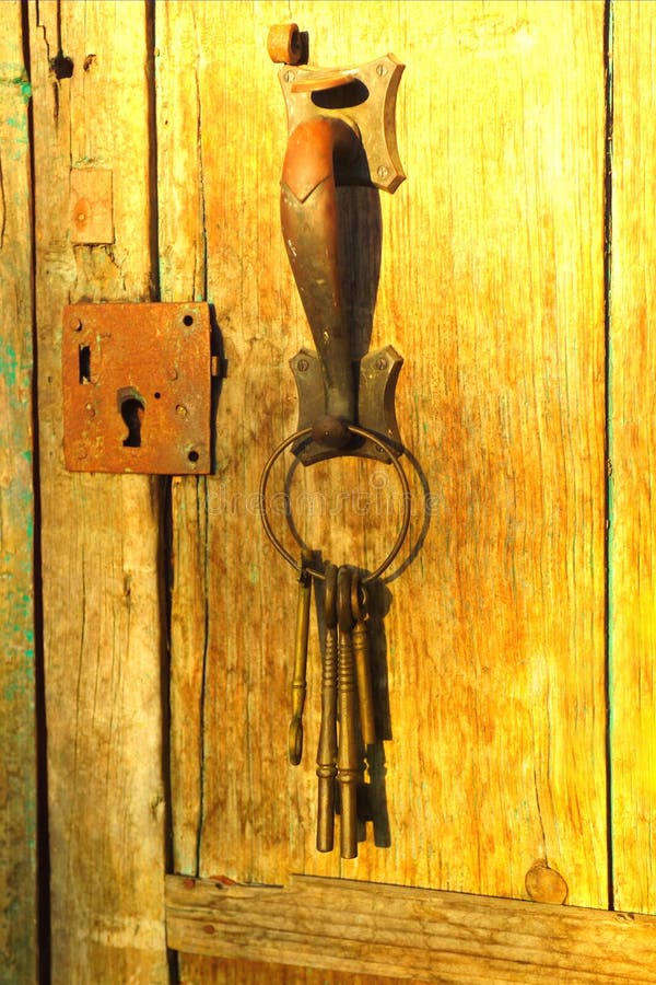 Old keys stock image. Image of worn, locks, grain, door - 6699779