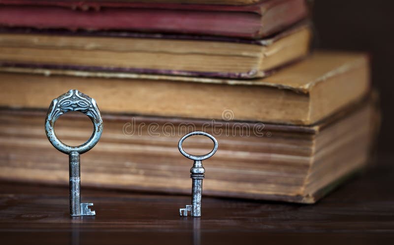 Vintage Keys Books Escape Room Game Background Stock Photos - Free ...