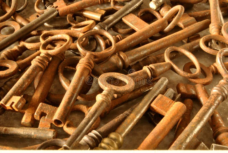 Old keys stock photo. Image of antique, wealth, open - 34467284