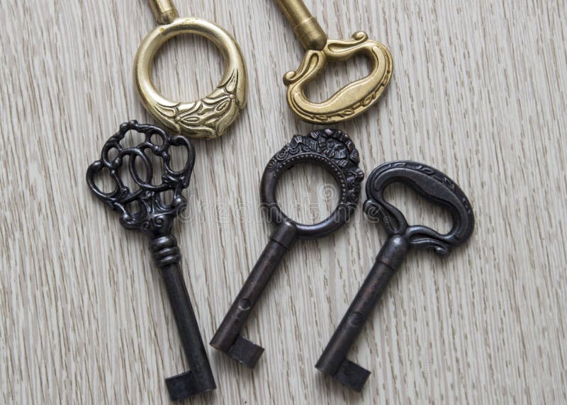 Old keys set stock image. Image of opportunity, aged - 49367623
