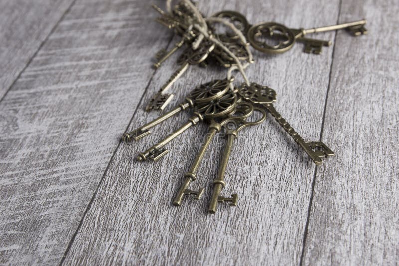 Old keys set stock photo. Image of decorative, secure - 49367746