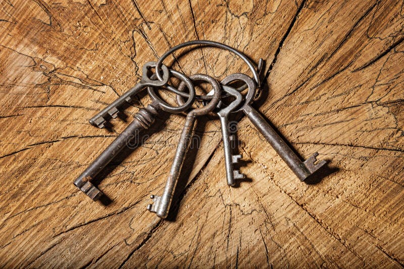 Old keys stock photo. Image of mystery, ancient, rusty - 34597418