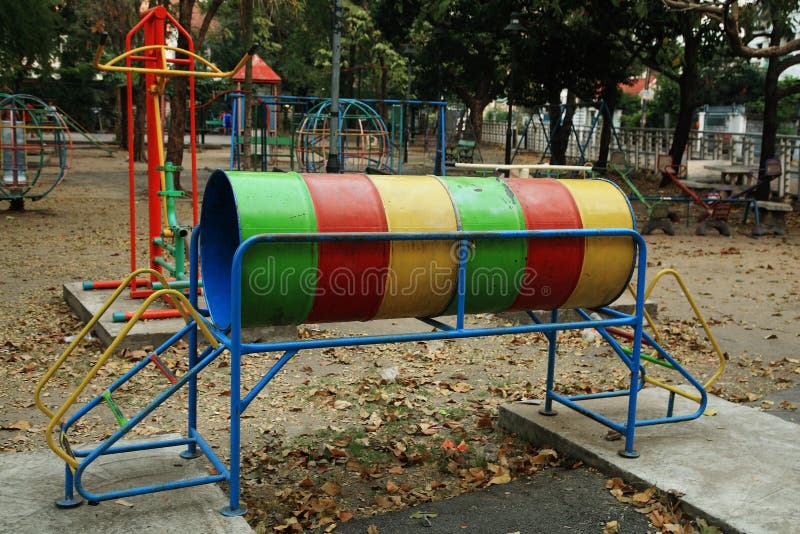 Playground Child Tube Pipe Toy Stock Photo - Image of games, leisure ...