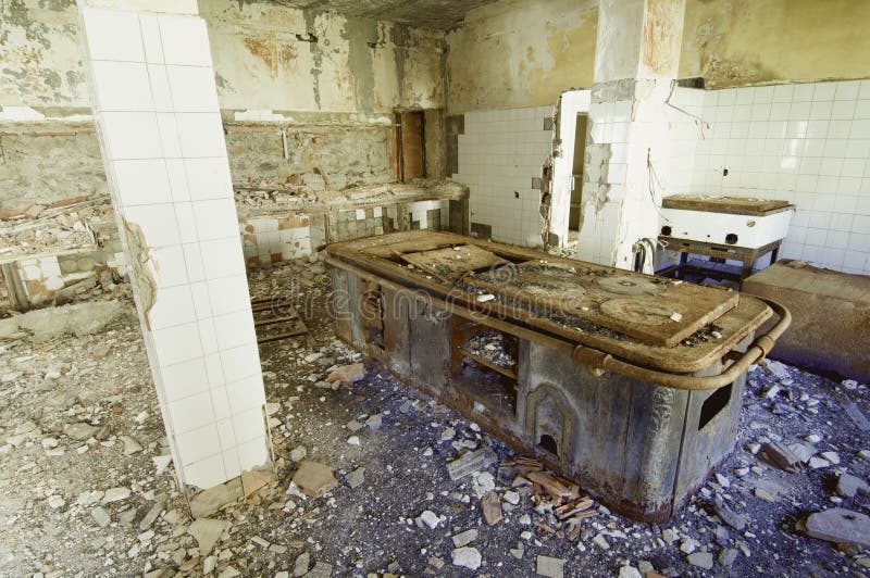Old kitchen stock photo. Image of occupation, decayed - 13602774