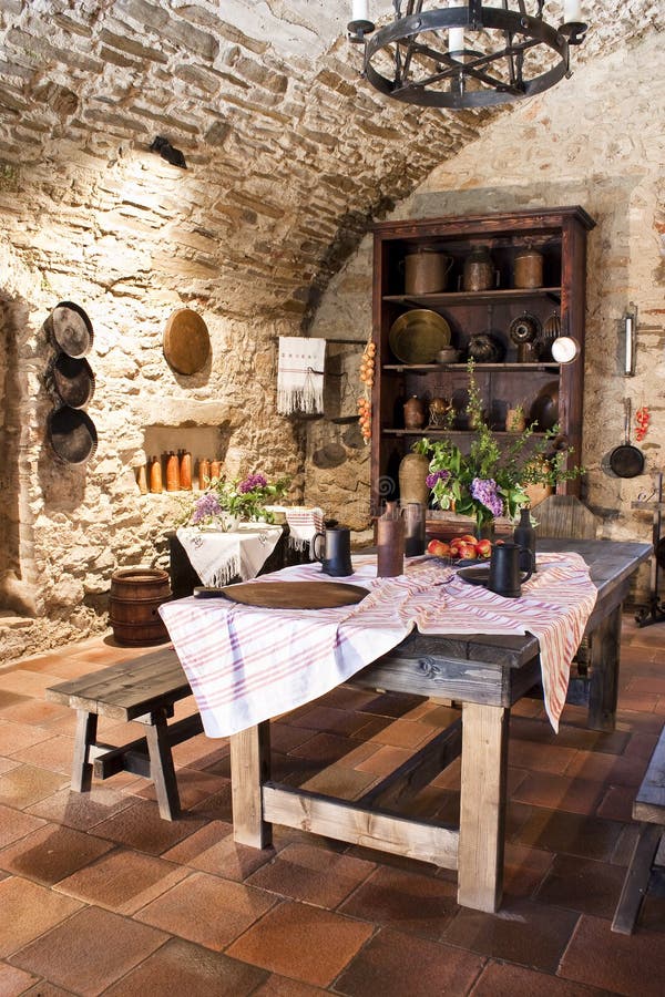 Old kitchen editorial photo. Image of heat, architecture - 9572431