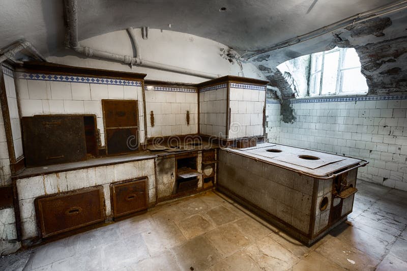 Old kitchen destroyed stock image. Image of kitchen, ransack - 28246377