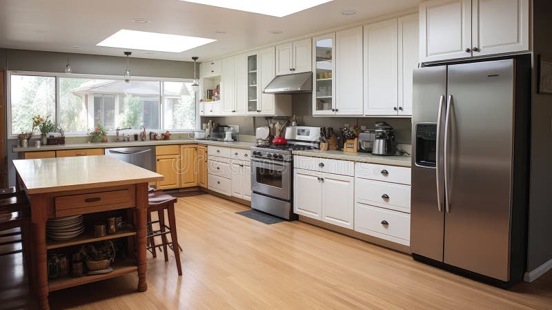 Old Kitchen before and after Stock Illustration - Illustration of ...