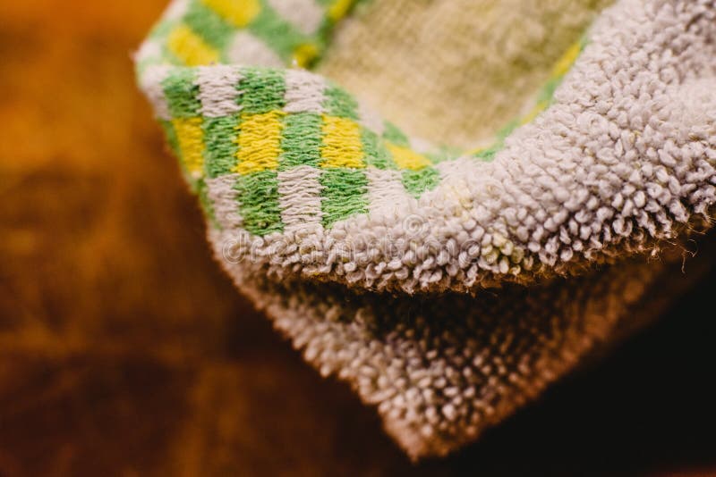 Dirty Kitchen Rag stock photo. Image of cleaning, isolated - 15461620