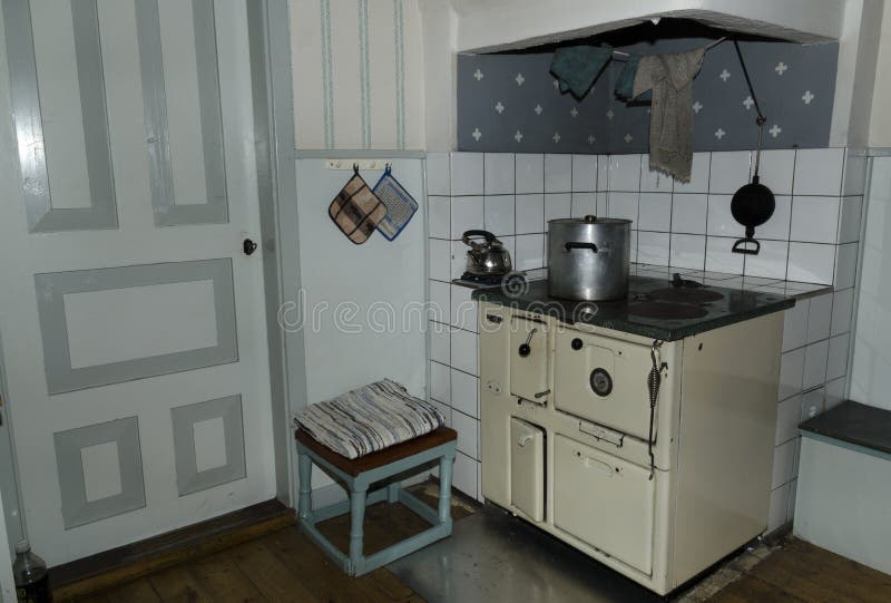 Old kitchen stock photo. Image of traditional, cooker - 43806230