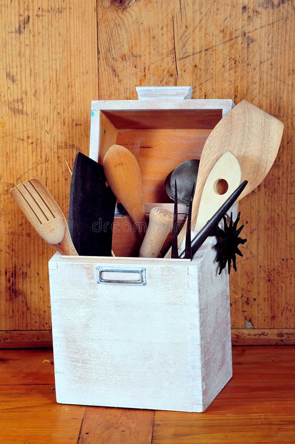 Old kitchen Tools stock photo. Image of spoons, household - 18359646