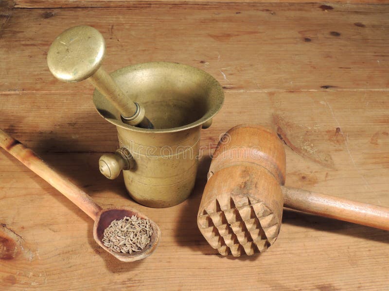 Old kitchenware stock photo. Image of retro, spoon, kitchenware - 84366570