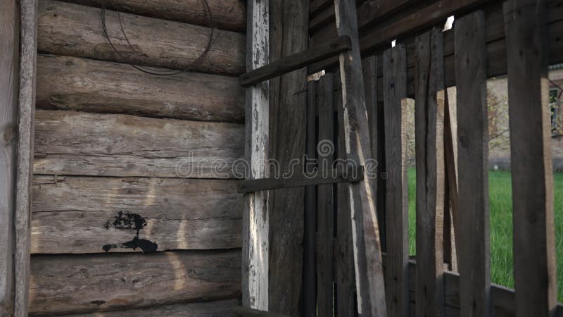 A Corner Inside an Old, Abandoned Barn. Stock Video - Video of wild ...