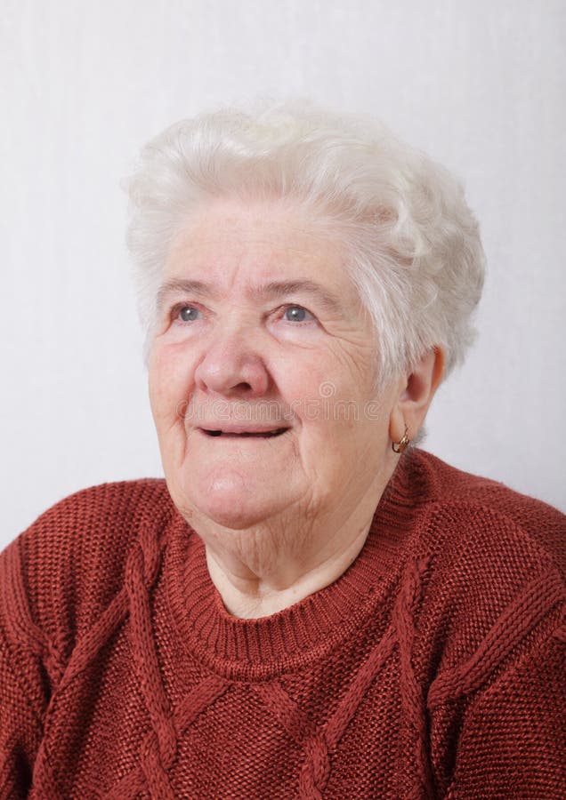 Old lady stock photo. Image of face, elderly, maturity - 17912466