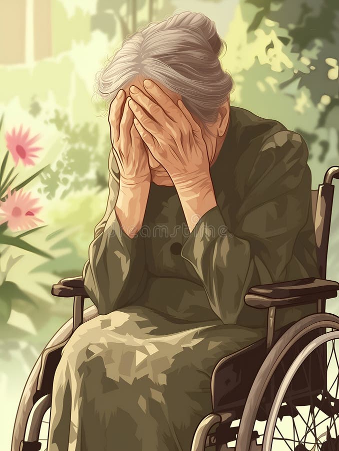 Sad Old Lady Stock Illustrations – 858 Sad Old Lady Stock Illustrations ...
