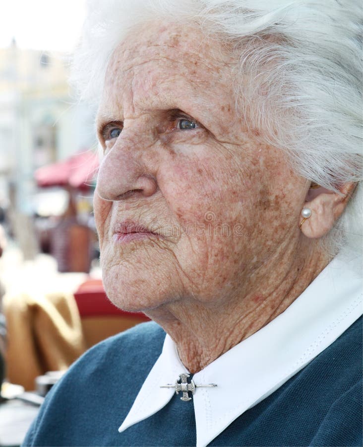 Old Lady Portrait Royalty Free Stock Photos - Image: 13986038