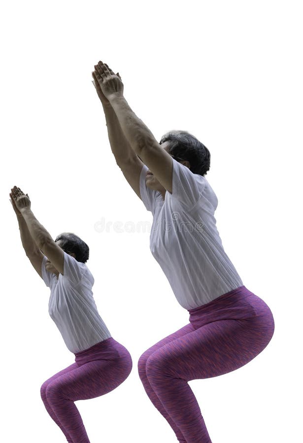 Standing Knee Bend Exercise Stock Photos - Free & Royalty-Free Stock ...