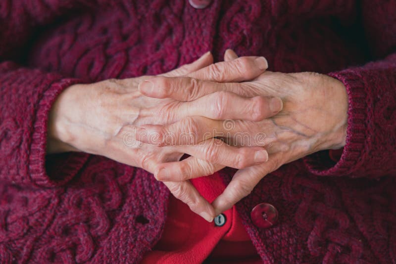 Old lady`s hand stock image. Image of health, love, family - 268258671