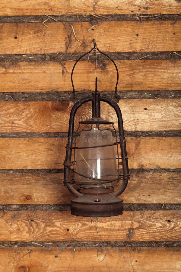 Old lamp stock image. Image of frame, light, wall, wood - 24335015
