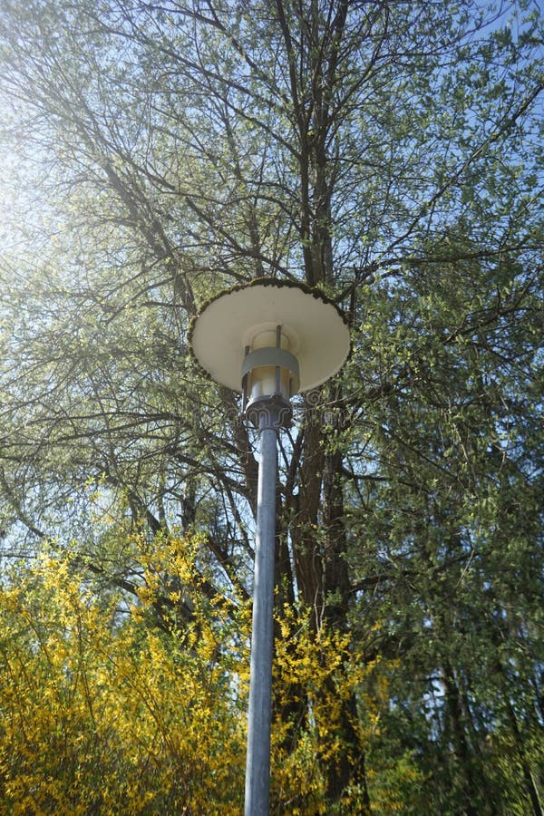 Old Lamps Along the Way, Which are Still in Operation Today Stock Photo ...