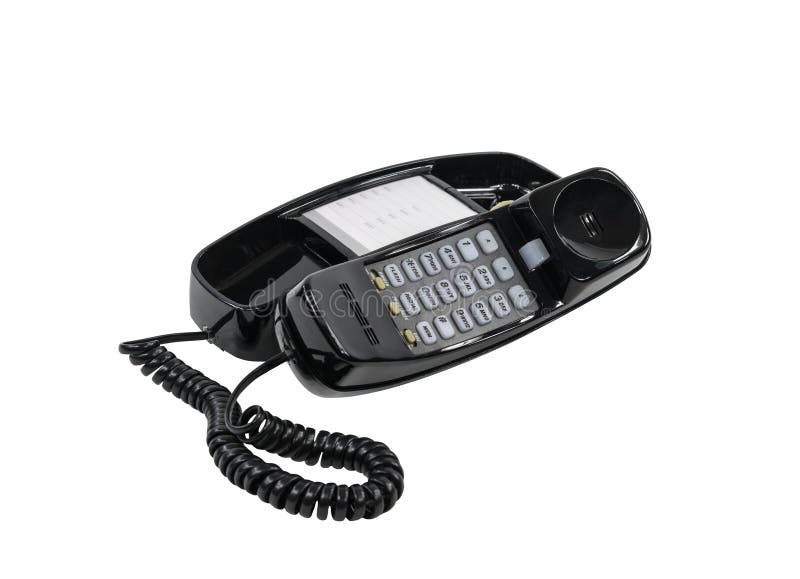 Vintage Telephone Answering Machine Isolated Stock Image - Image of ...