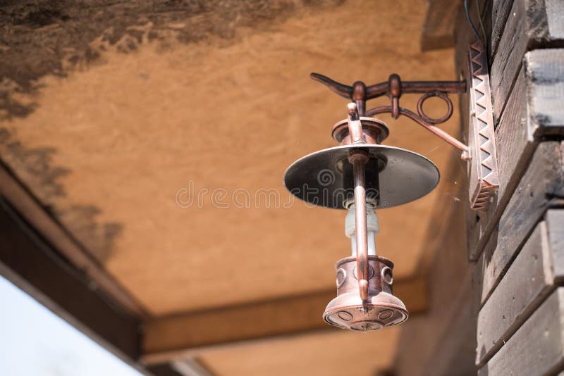 Old lantern lamp vintage. stock photo. Image of antique - 89313864