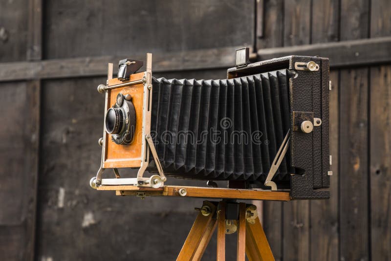 Old large format camera stock image. Image of negative - 142992327