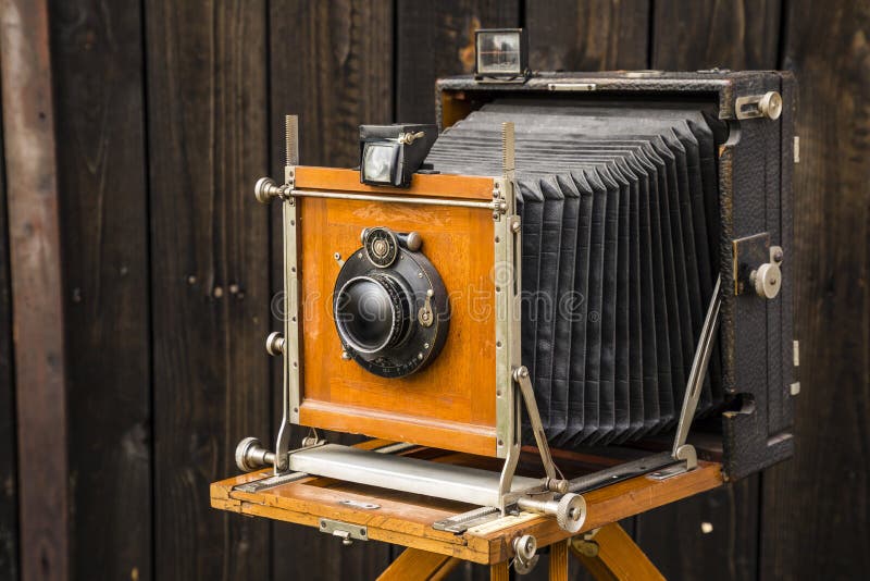 Old large format camera stock image. Image of camera - 142991733