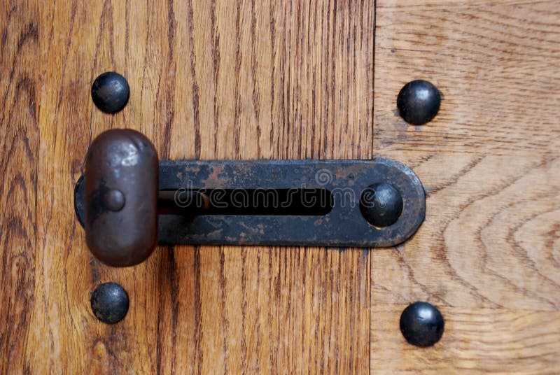 Old latch stock image. Image of background, door, latch - 6549297