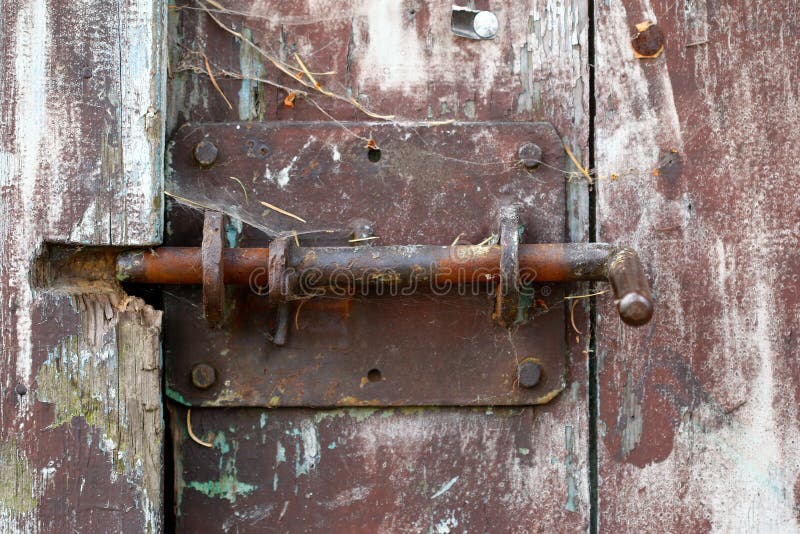 Old latch stock photo. Image of mechanism, closed, hasp - 89498692