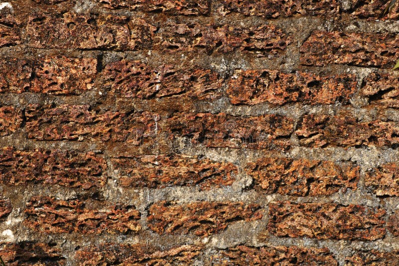 Old Laterite Wall Laterite Texture Background,Pattern Decorative Uneven ...