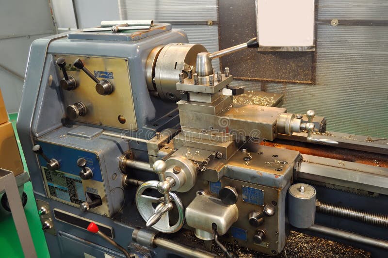 Old Lathe stock image. Image of detailed, engineering - 20977495