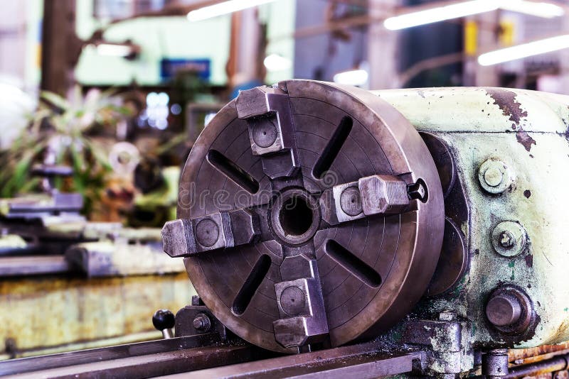 Old lathe machine stock photo. Image of vintage, manufacture - 69010826