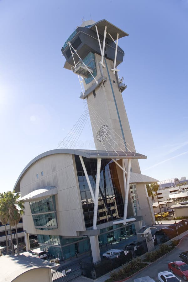 Old LAX Control Tower 1 stock photo. Image of airplane - 4826536