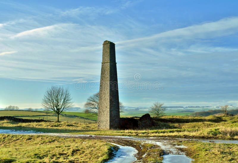 Old lead mine stock image. Image of isolated, ruin, stone - 53038107
